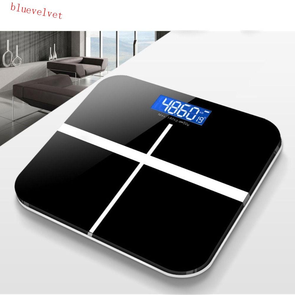BLUEVELVET Weight Loss Scale, LED Display USB Charging Smart Body Scale ...