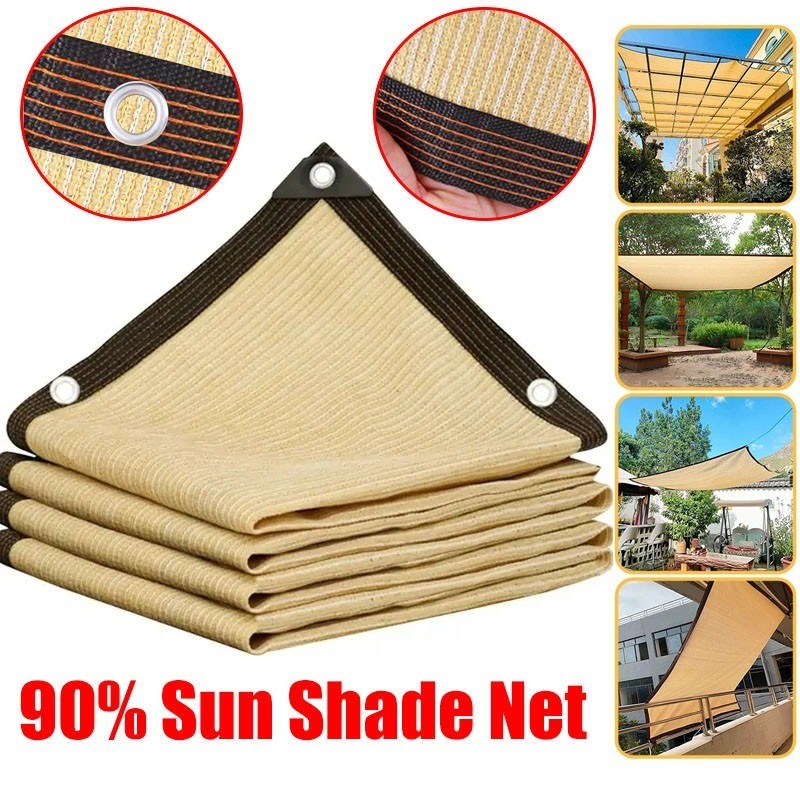 【COD】New UV-resistant Sunshade Net Outdoor Sunshade Canopy Garden ...