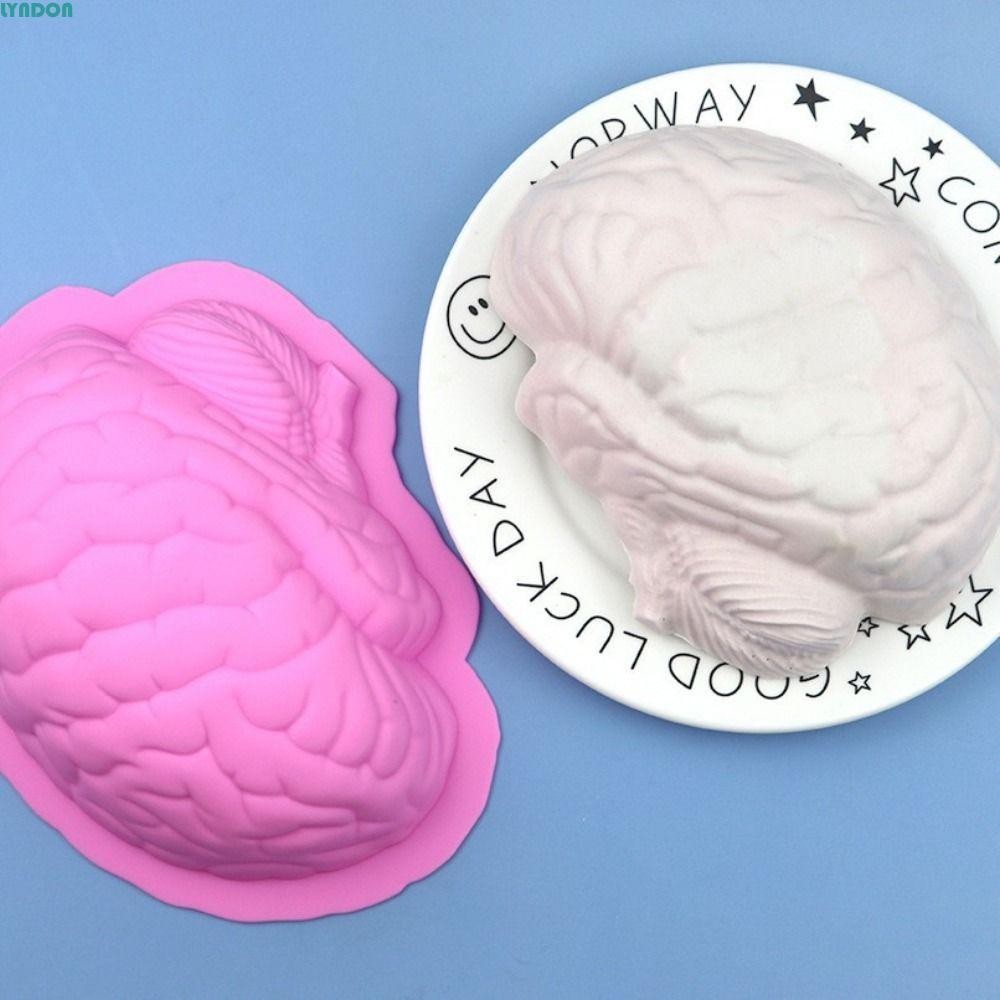 LYNDON Brain Silicone Mold, Human Brain Shape Body Parts Human Brain ...