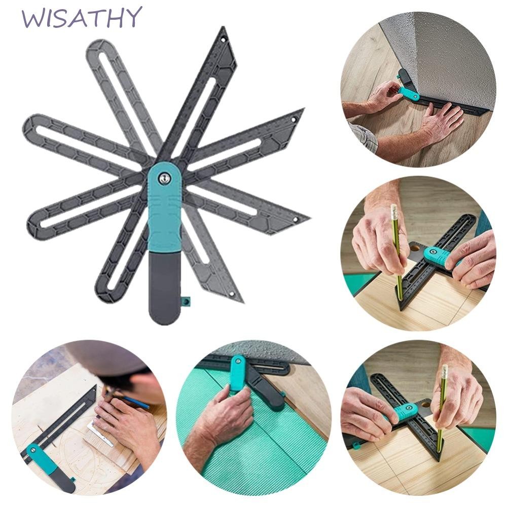WISATHY Measuring Gauge Protractor Tool Adjustable Angular Bevel Gauge ...