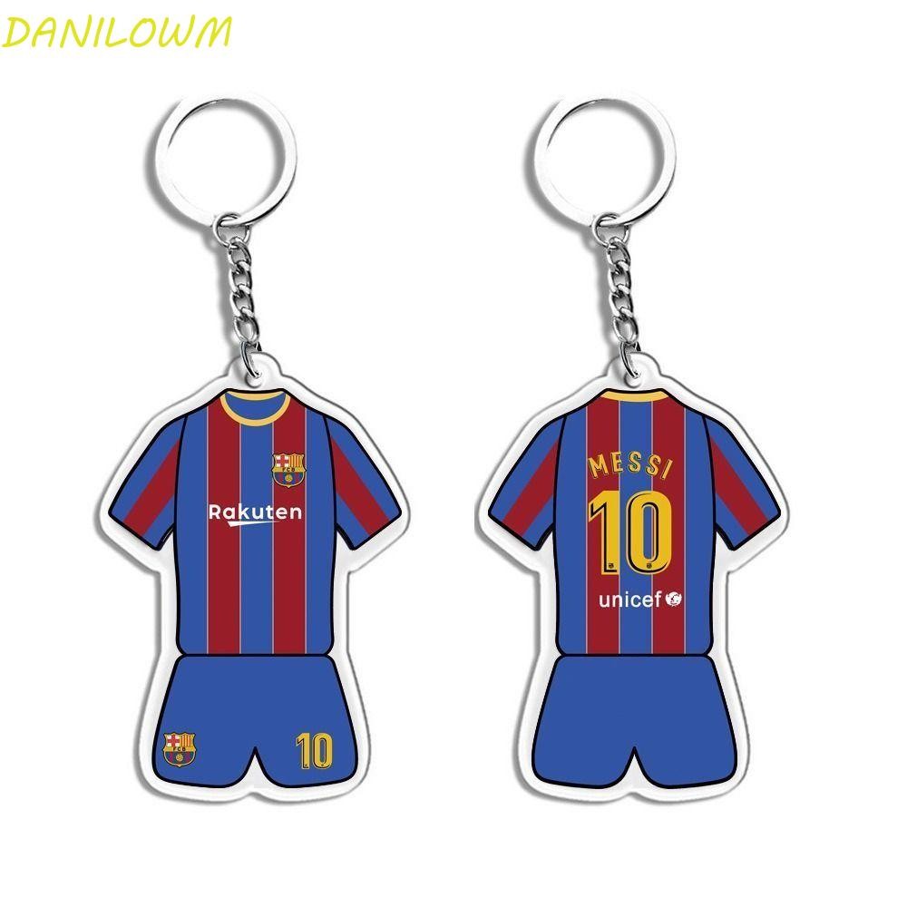 DANILOWM Football Star Keyring, Messi Ronaldo Football Keychain ...