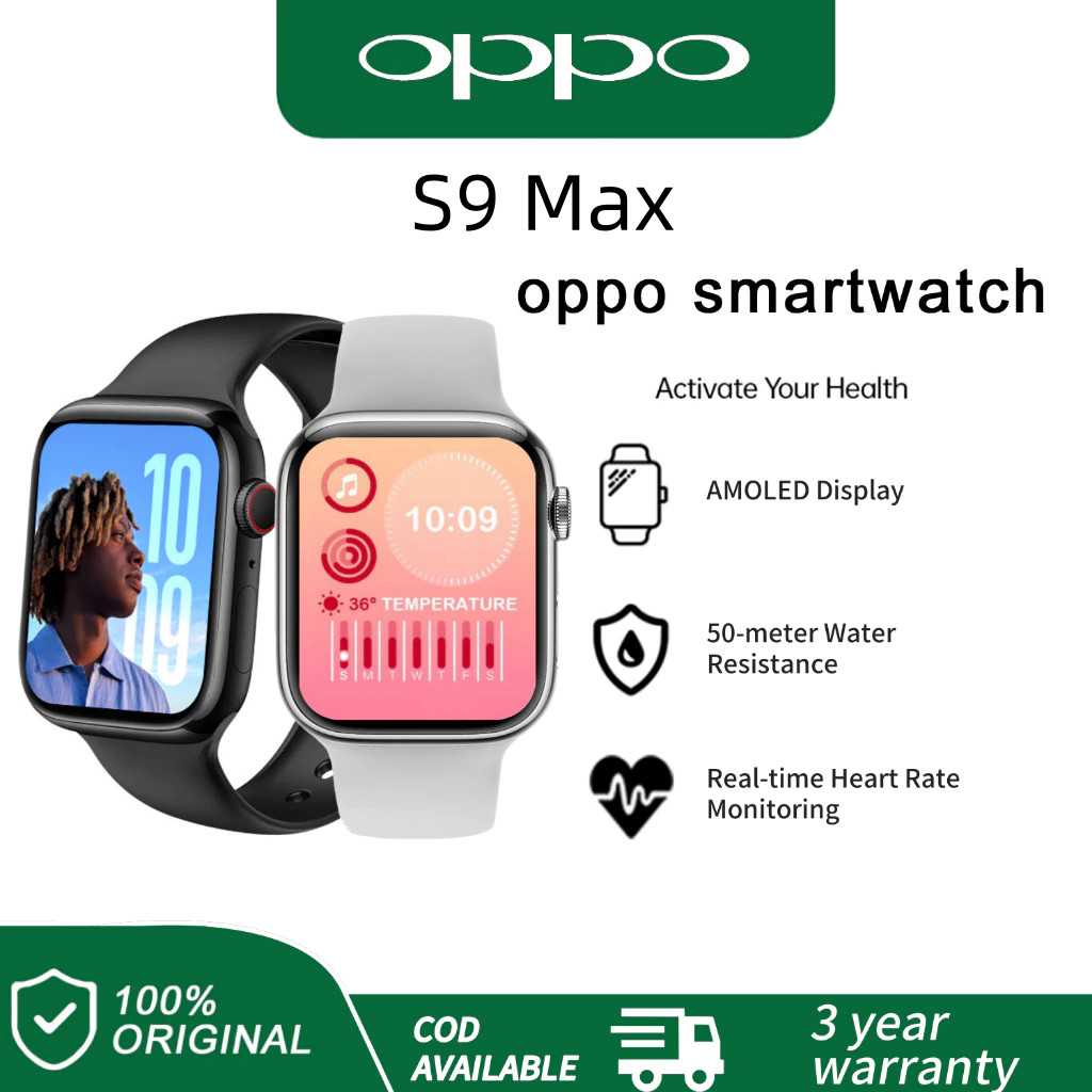 OPPO S9 Max Smart Watch 2.19 "AMOLED Display Exercise Mode Healthy ...