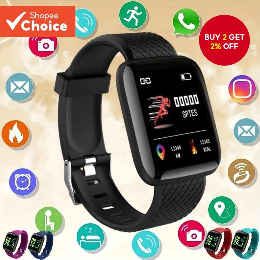 Multifunction Sports Mode Health Distance Calorie Tracker Call Message Remind Alarm Kids Watch ...
