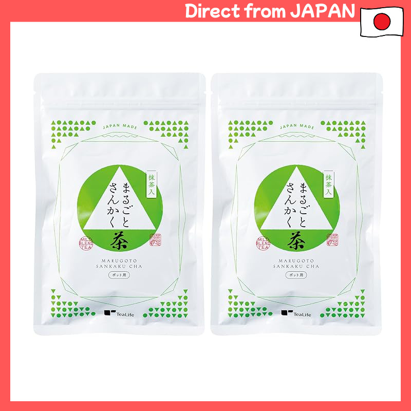 Matcha-Infused Whole Triangle Tea Pot Blend (5g x 20 Bags) - Roasted ...