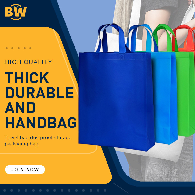 Eco-Friendly Reusable 20-Pack Non-Woven Shopping Tote Bags Expandable ...