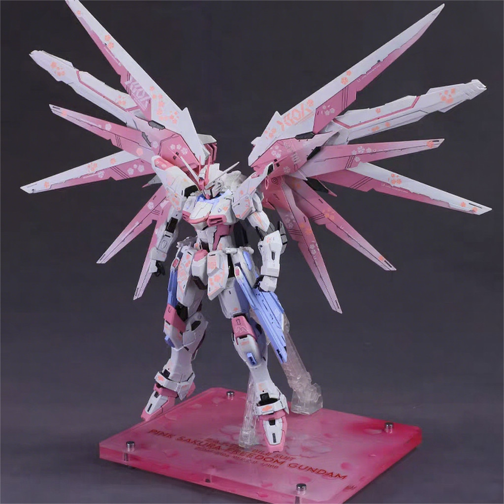 1/144 Gundam Freedom 2.0 Sakura Pink Macaron Color Build Model Kit, No ...