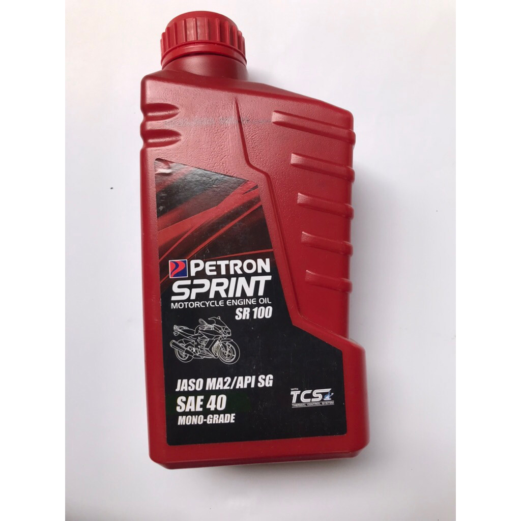 Oil Sprint 4t SR100 Red Sae40 Mono-Grade 1liter Cod Acccepted ships ...