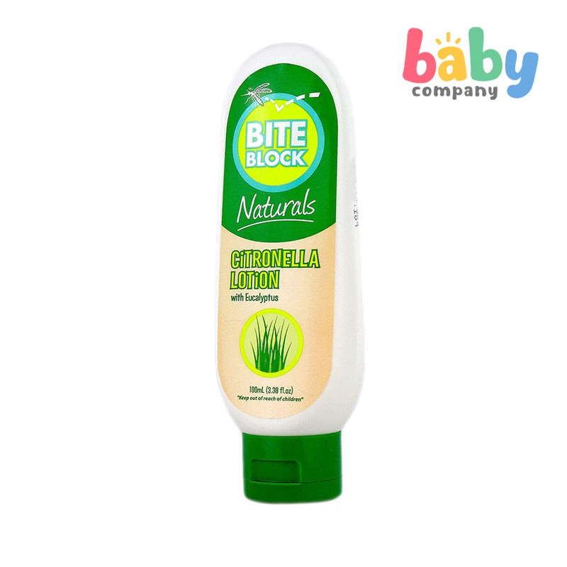 Bite Block Naturals Insect Repellent Citronella Lotion 100ml | Shopee ...