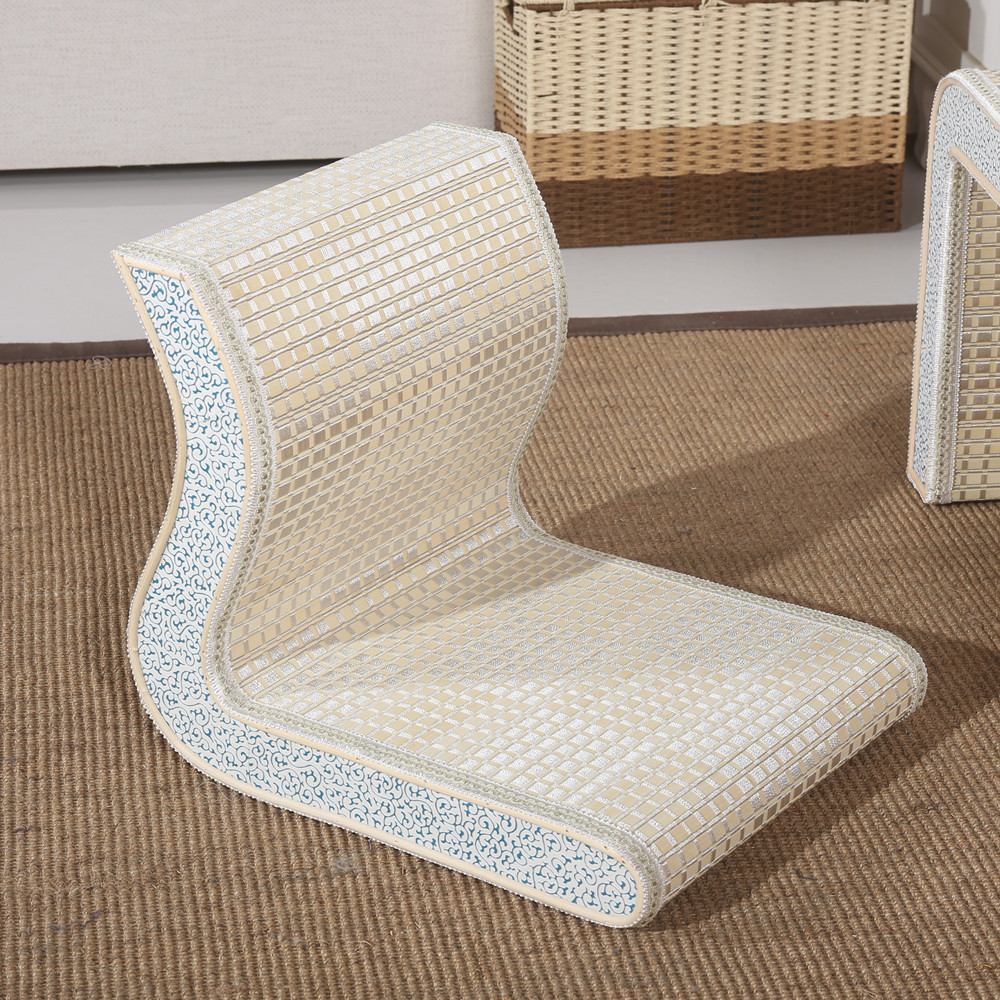 Japanese Bamboo Woven Straw Tatami Chair Bed Back Chair Bay Window ...