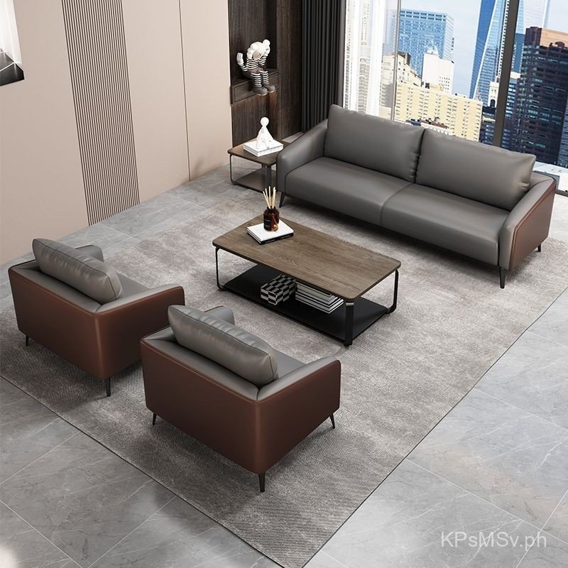 Simple Coffee Table Office Sofa Simple Office Sofa Reception Business ...