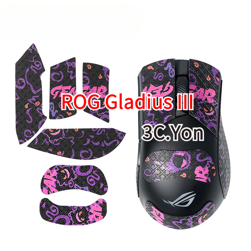Mouse Grips ROG Gladius III Wireless Wired Gaming Mouse Skin Asus Anti ...