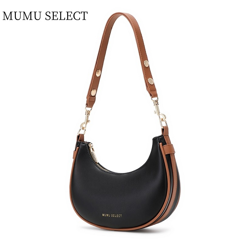 【Mumu Select】M457 Cute 2Way Half-moon Women Shoulder Sling Bag Quality ...