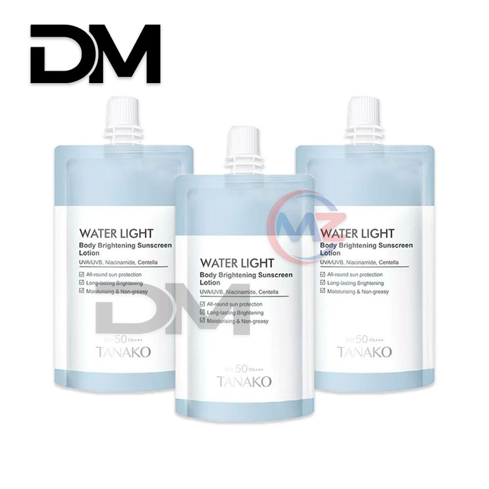 DM ( SET OF 3 ) TANAKO Body Sunscreen Lotion Centella & Niacinamide ...