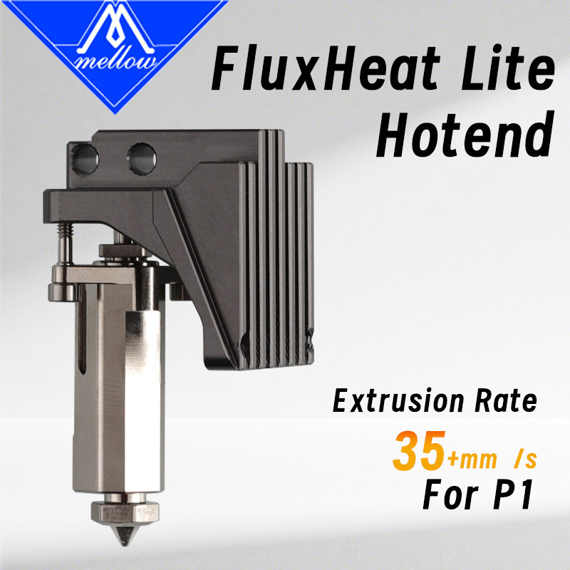 Mellow High Flow NF FluxHeat LIte Hotend Tc4 Heatbreak for Upgrade ...