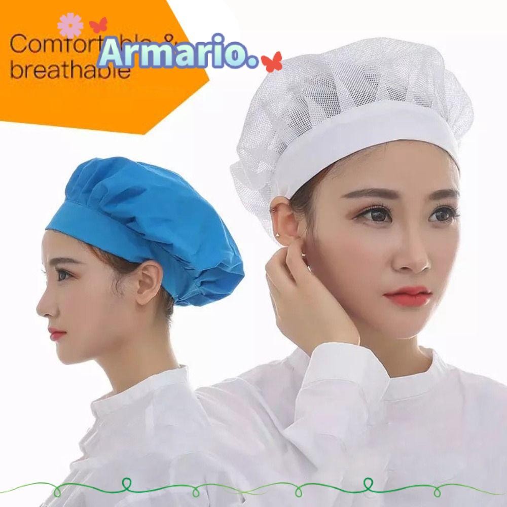ARMARIO Cook Hat, Food Service Hair Nets Chef Cap, Chic Bundled Hair ...