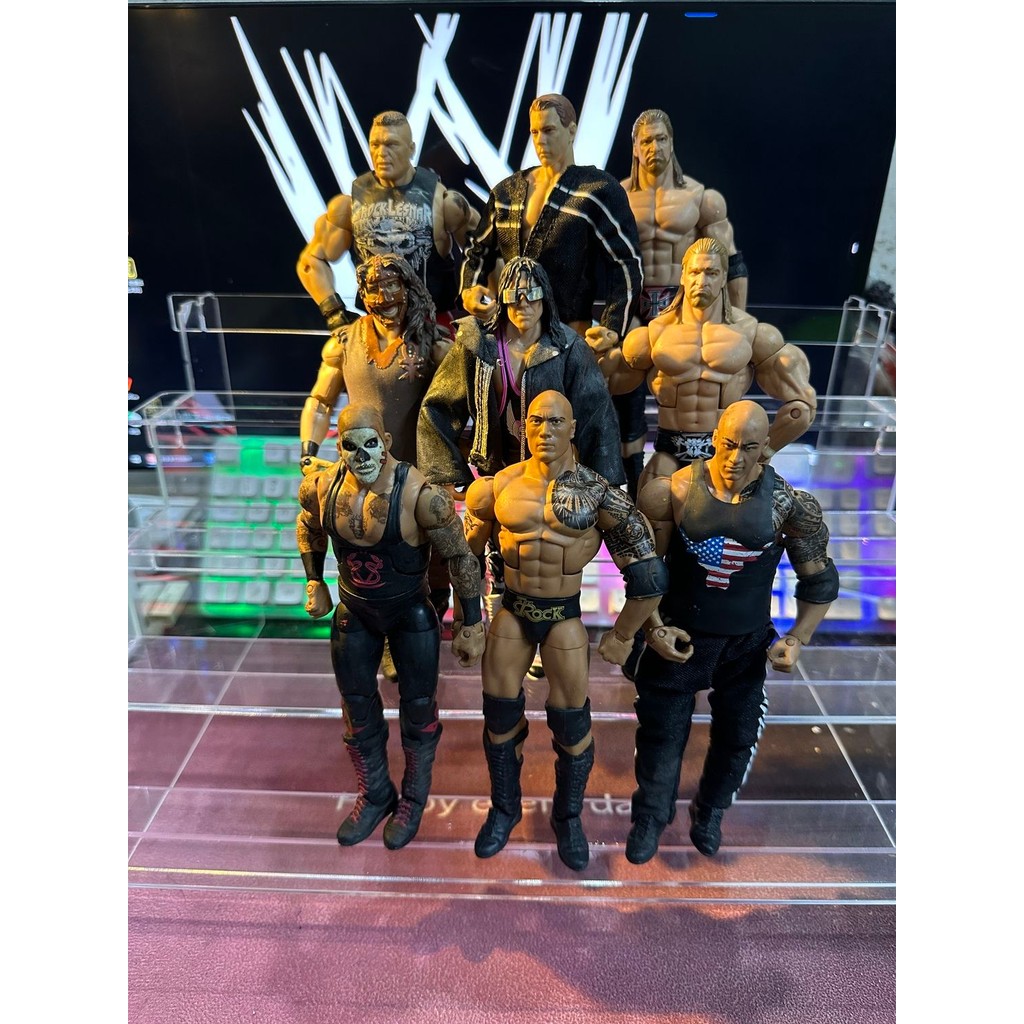 [Ready Stock] wwe Doll Dolph Pro Wrestler Dwayne Johnson Joint Super ...