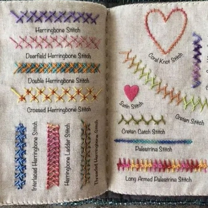 New Product stitch book stitch book DIY stitch Sample book Linen ...