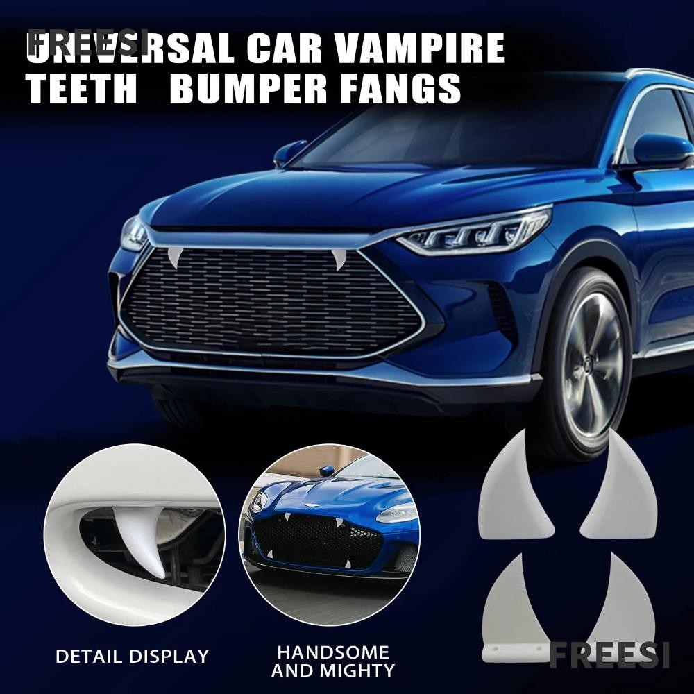 FREESI Bumper Decor, Waterproof Film Vampire Teeth Car Vampire Teeth ...