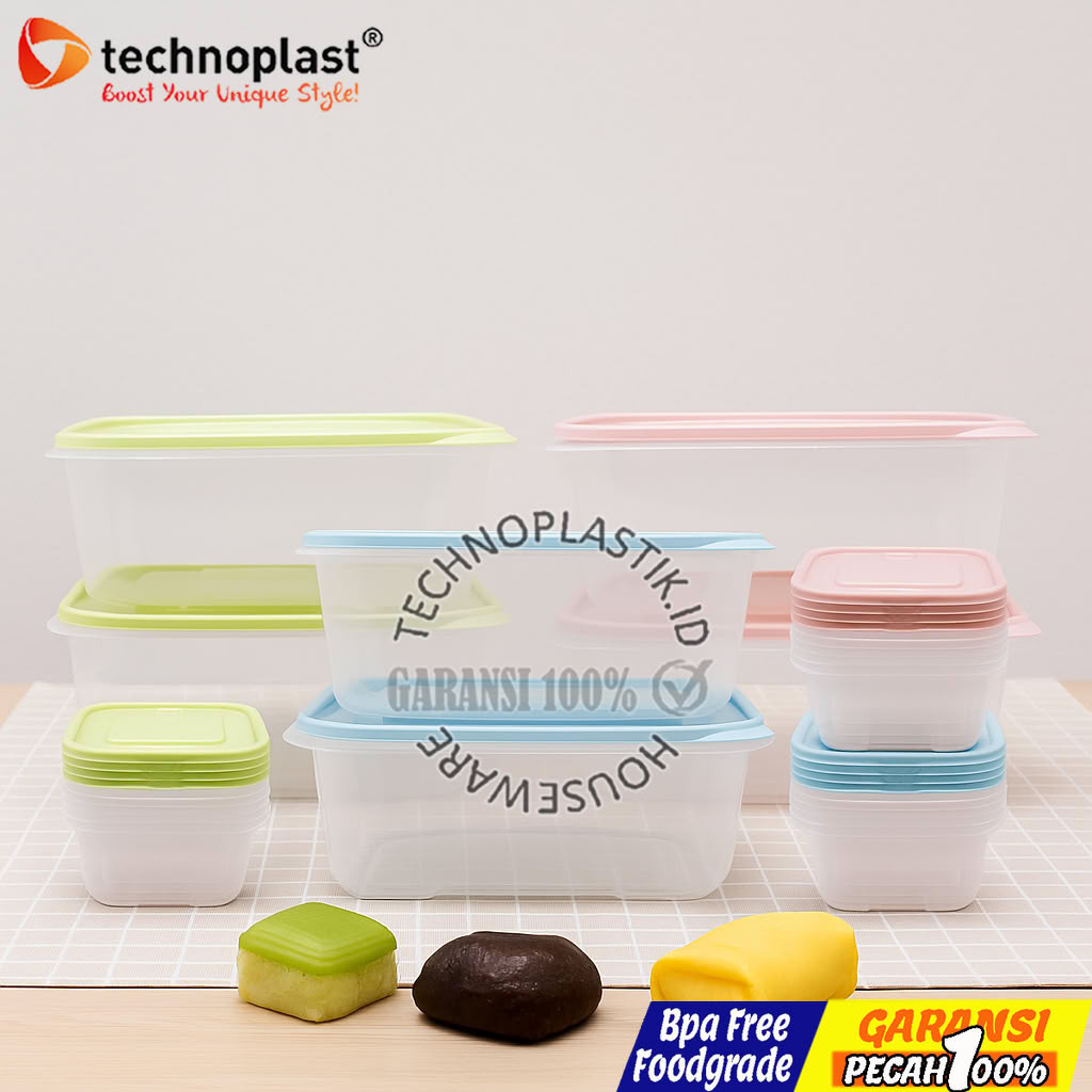 TECHNOPLAST New Azumi Grande 6 pcs – Airtight Sealware Food Box Kitchen ...
