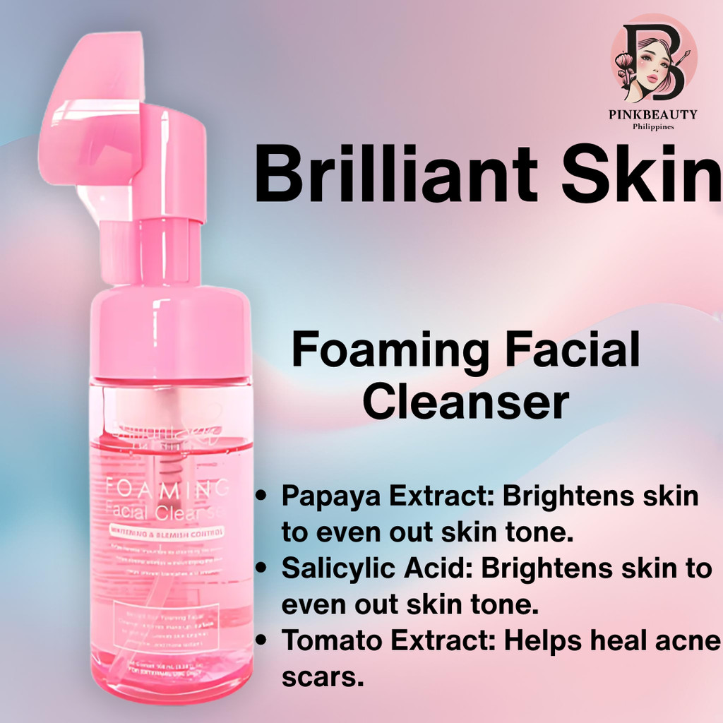 Brilliant Skin Foaming Facial Cleanser 100g | Shopee Philippines