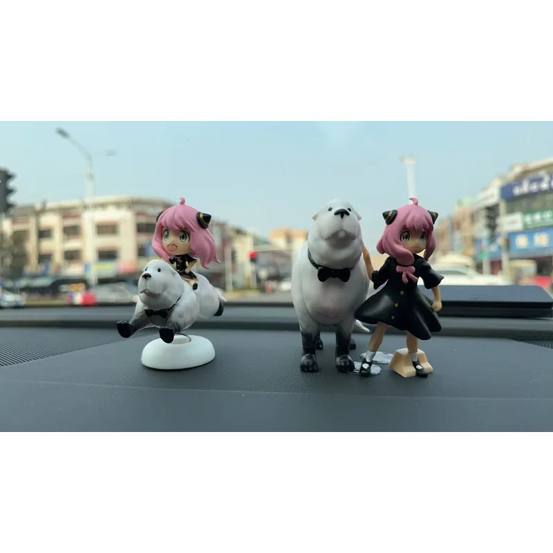 SPY×FAMILY Anya Forger with Bond Forger Dog Anime Action Figure Toys ...