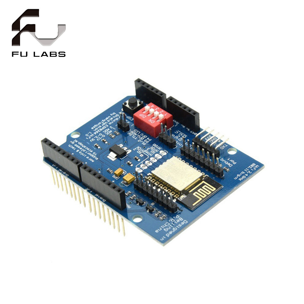 UNO R3 Mega 3.3V ESP8266 WIFI Shield Development Board ESP-12E Module For Arduino | Shopee ...