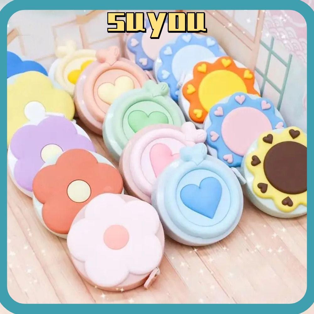 SUYO Soft Tape Measure, 1.5M Cartoon Mini Double Scales Rulers ...