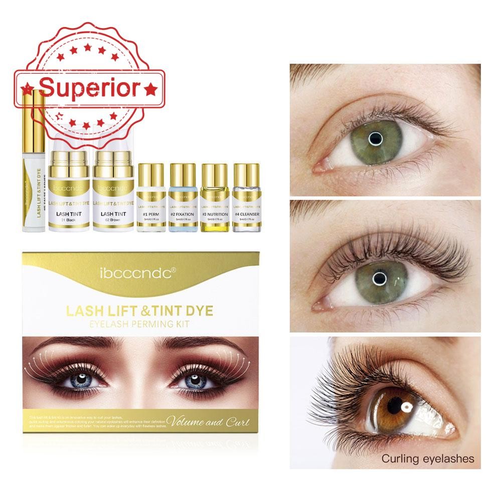Lash Lift And Tint Kit Eyelash Perming Set Naturally Curl Dye Ironing ...