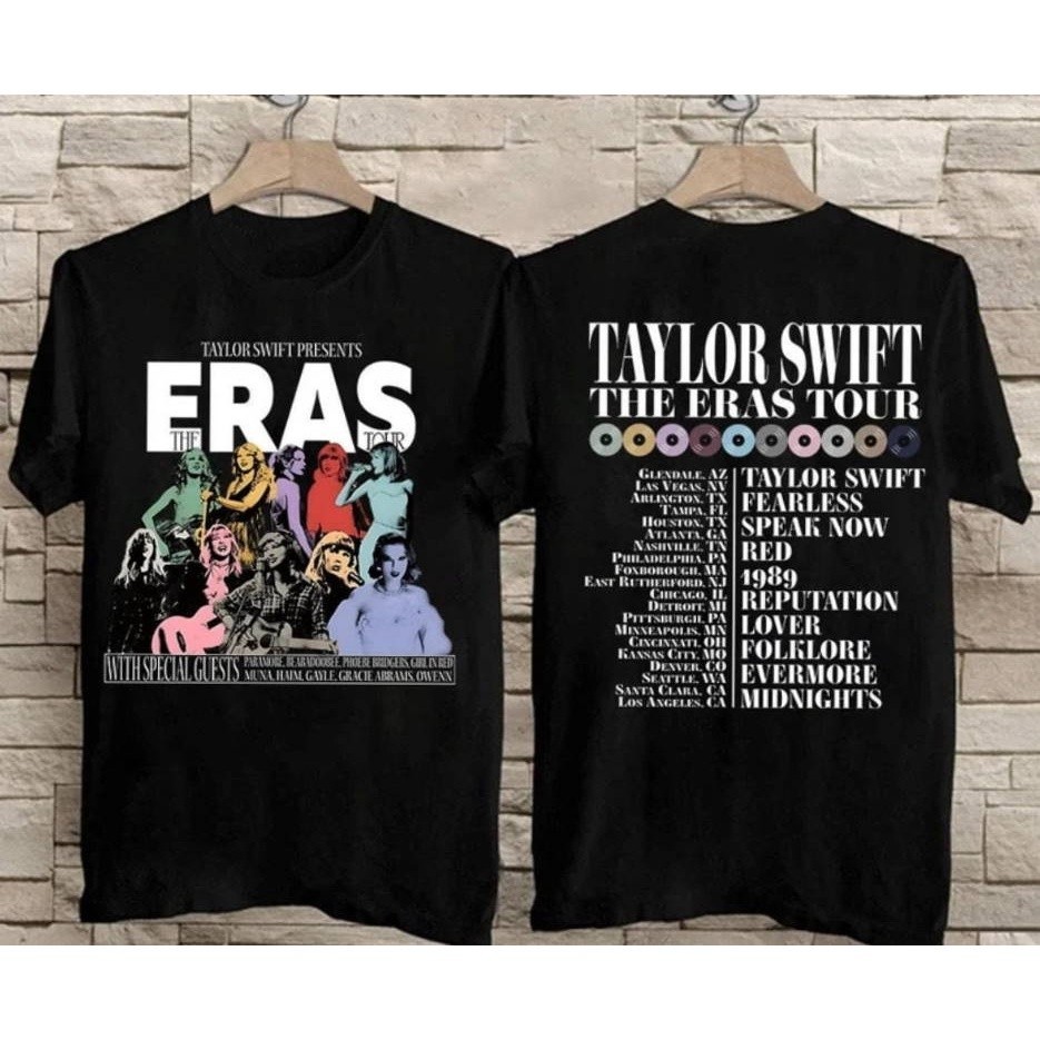 ATS Apparel Oversized Cotton Shirt - Taylor Swift Front Print - Unisex ...