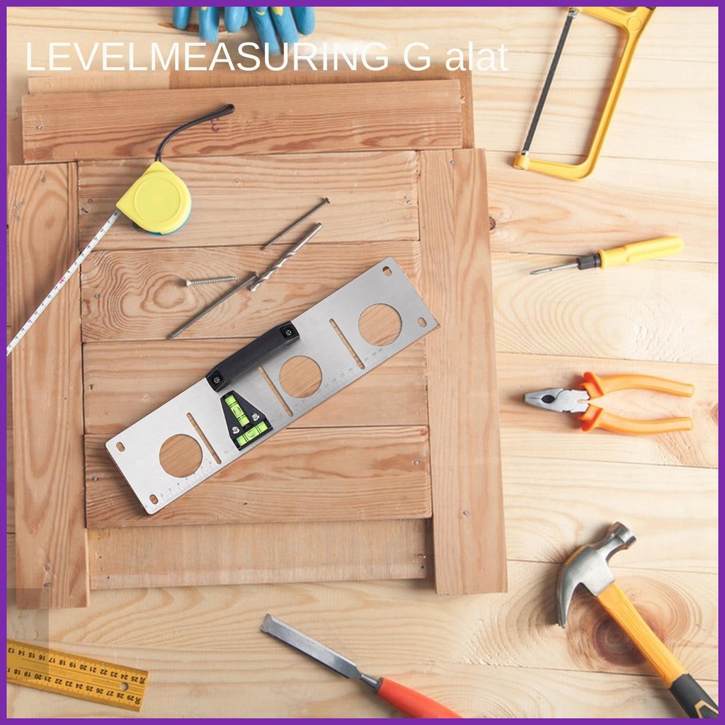 Leveler Tool Hole Measuring Gadgets Stainless Steel Slotted Wire ...