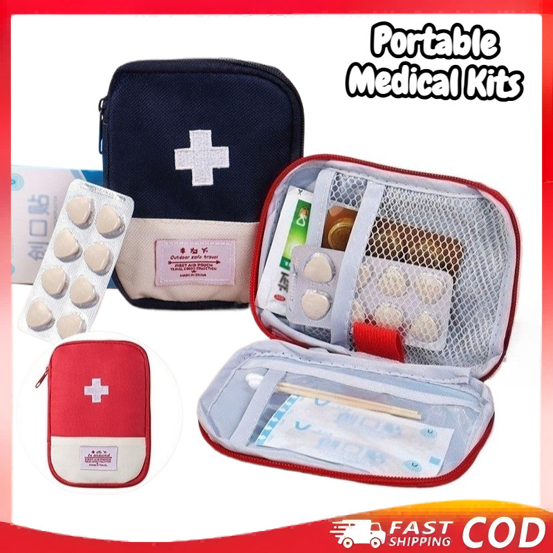 Portable Medical Storage Bag Travel Home First Medical Aid Kit Moisture ...