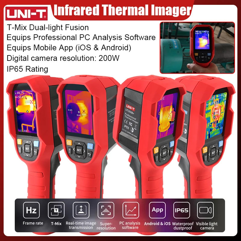 UNI-T UTI260B UTI260A Thermal Imaging Camera 256X192 Pixels Thermal ...