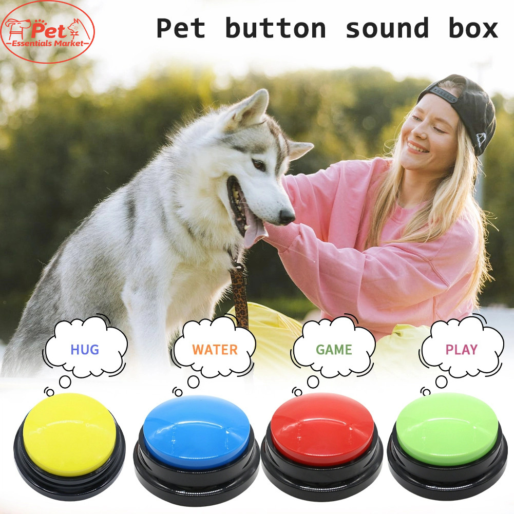 Pet Sound Button Dog Talking Button Pet Voice Button Dog Training ...