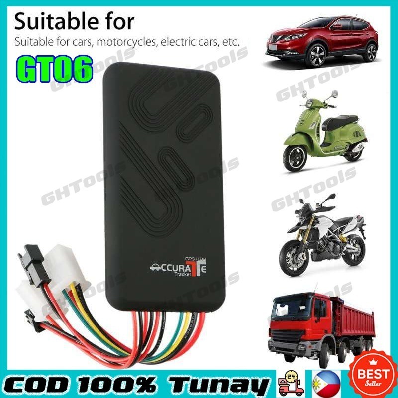 GT06 Car GPS Tracker SMS GSM GPRS Vehicle Tracker Locator Anti-theft ...