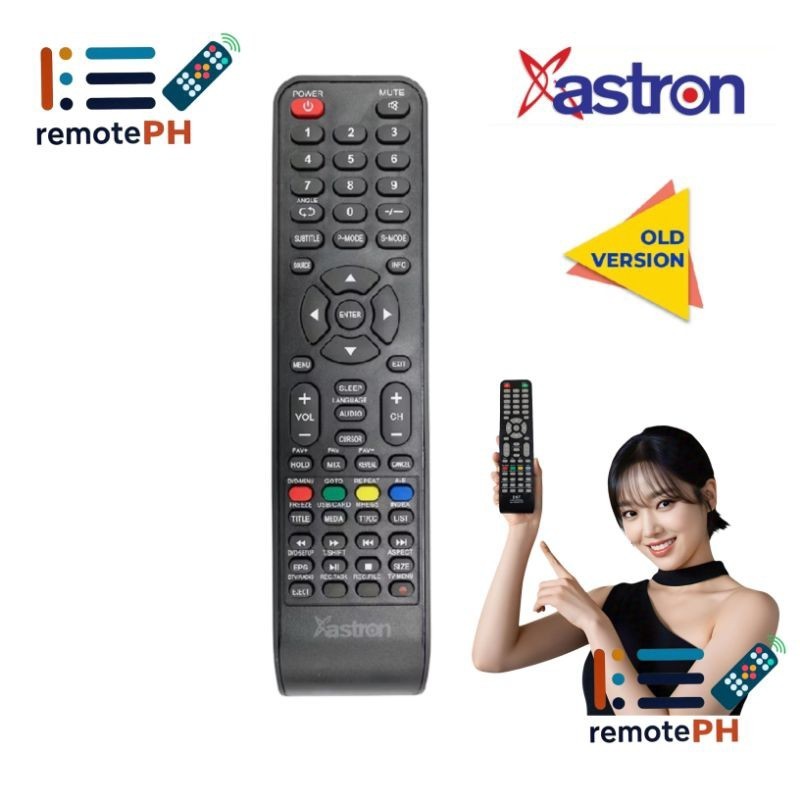 Astron Smart TV Remote for Old version (READY to use , No Need Code ...