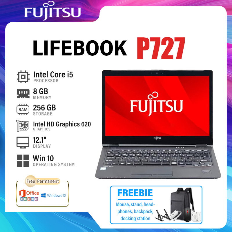 Fujitsu Lifebook 2-in-1 laptop Tablet computer / Intel Core i5 7th ...
