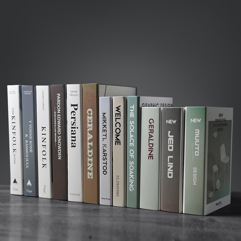 Old Time Modern Simulation Book Decoration Net Cafe Simple Props Book ...