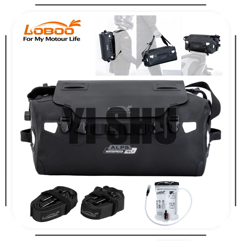 LOBOO Motorcycle 18L Side Box Expansion Pack IPX7 waterproof rating ...