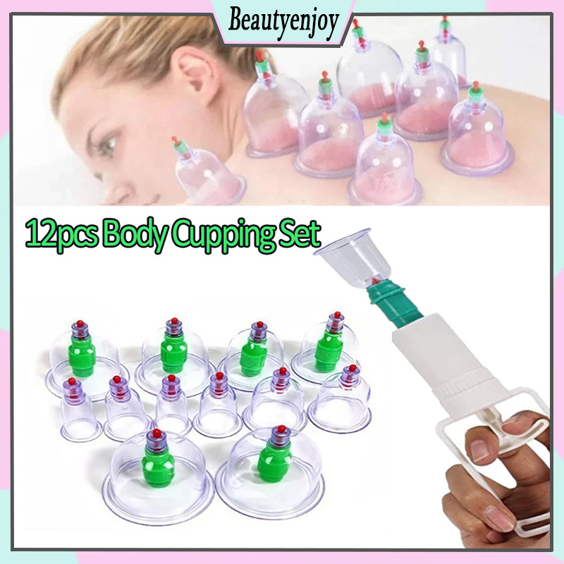 Ventosa Cupping Therapi Set Vacuum Cupping Kit Anticellulitis Full Body ...