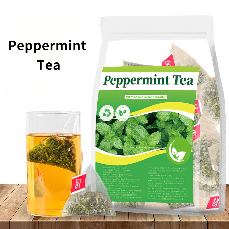 【Peppermint Tea】Mint Leaves Herbal Tea Refreshing Cool Tea Cold Brew ...