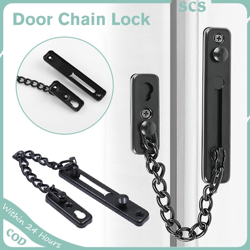 Chain Door Guard Stainless Steel Chain Door Lock Safety Chain Lock Anti ...