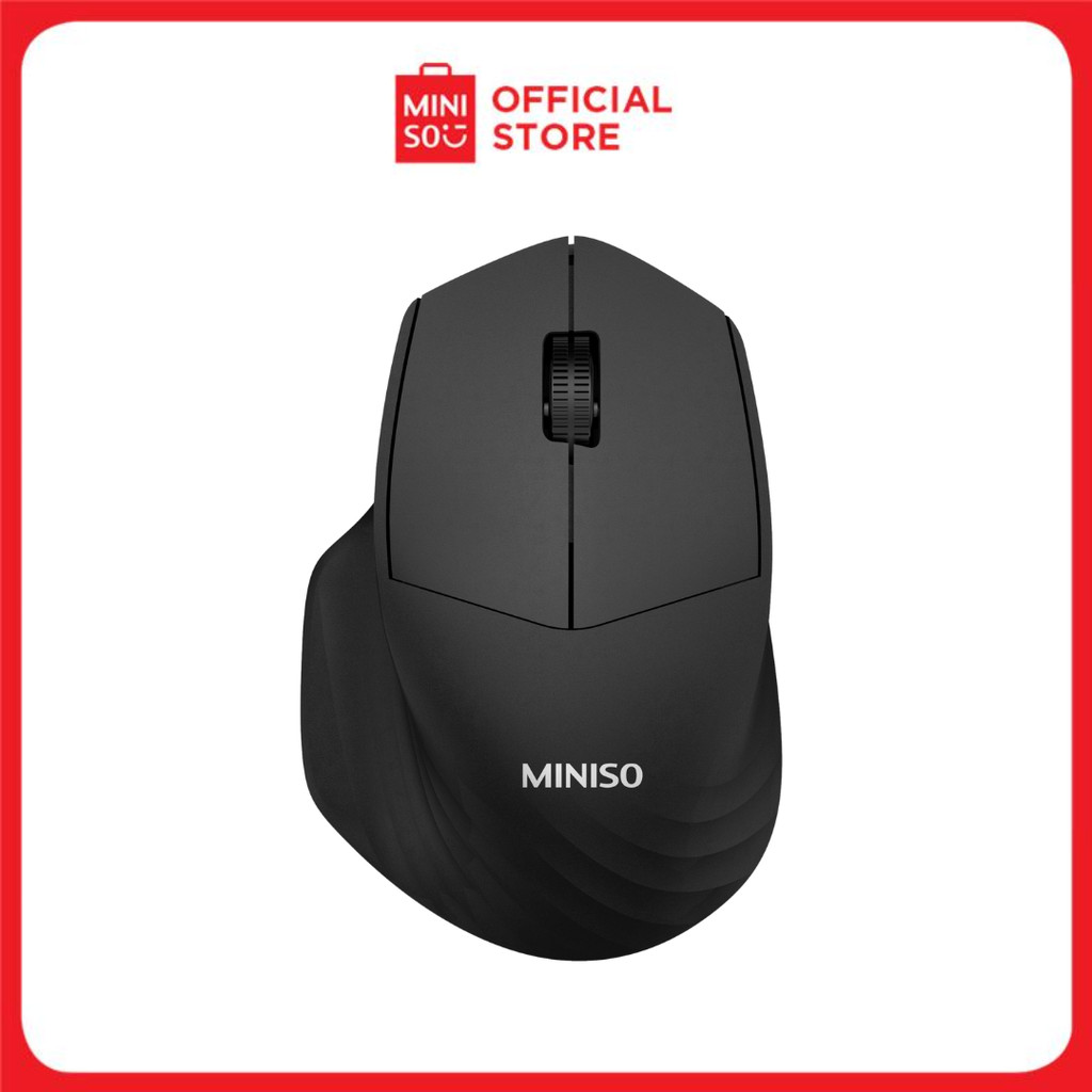 MINISO Ergonomic Wireless Silent Mouse Model: E703(Black) | Shopee ...