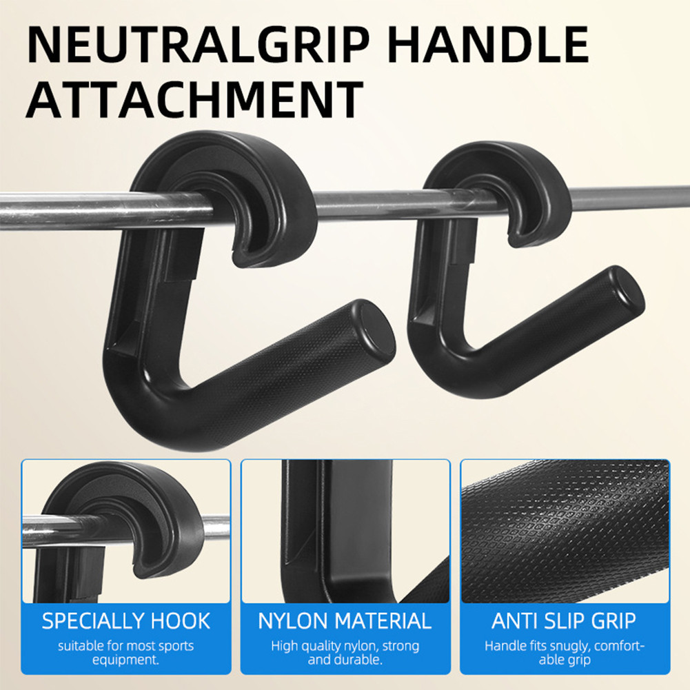 Neutral Grip Handle Hook Fitness Handle Non Slip Exercise Suspension ...