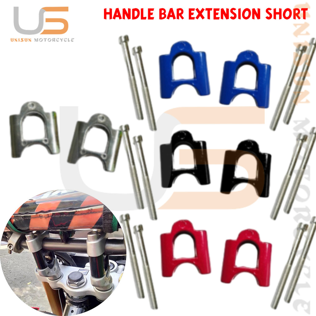 Motorcycle Handle Bar Riser Universal Handle Bar Extension Short ...