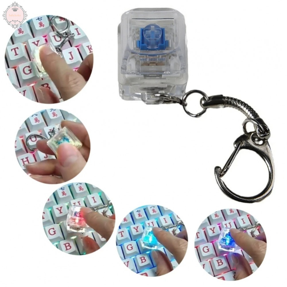 Mechanical Keyboard Presser Keychain with Transparent PC Material ...