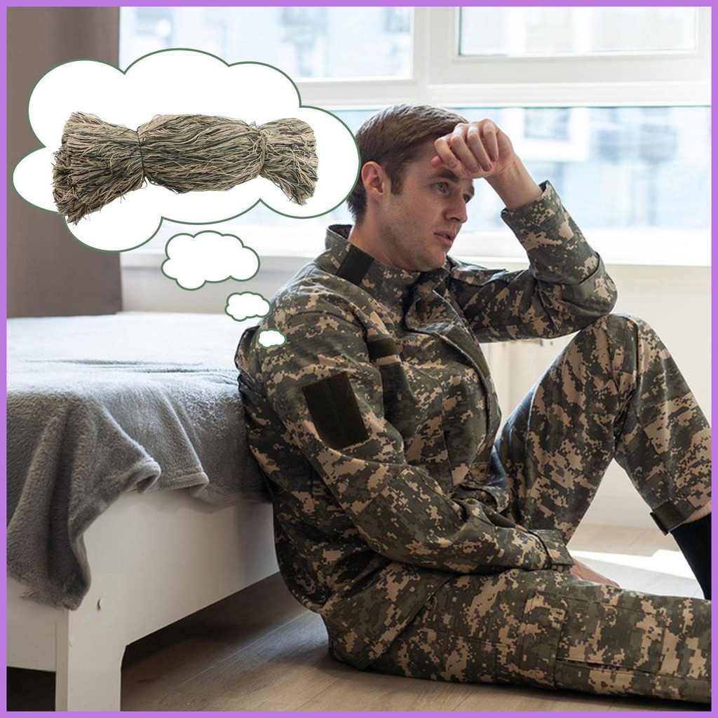 Ghillie Thread Suit Thread Yarn for Ghillie Clothing Non Fading Multi ...