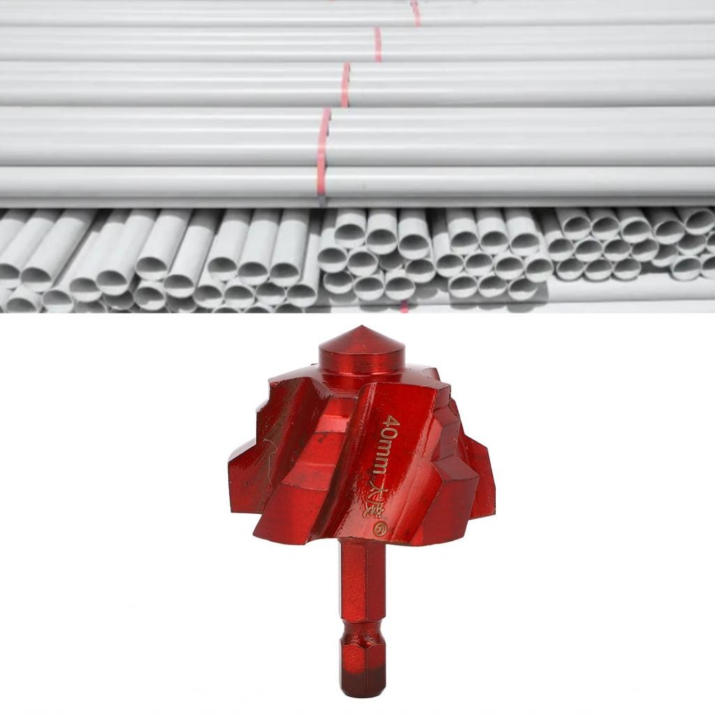 dajrrhd-ph PPR Lifting Drill Bit Spiral Step for PVC Pipe Reaming 40mm ...
