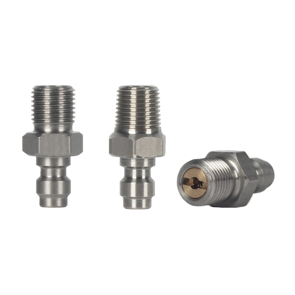 Stainless Steel Spring Check Valve - 8MM Quick Connect Male, M10x1/NPT ...