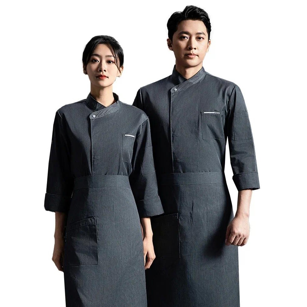 Catering Cooking Long Sleeve Restaurant Kitchen Chef T-shirt Bakery ...