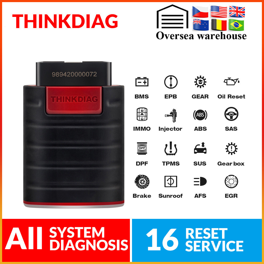 ThinkDiag obd2 Car Fault Diagnostic Instrument Overseas Multi-Language ...